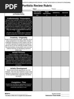 Rubric For Recycled Materials Project | PDF