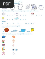 Letrang CC Kindergarten Worksheets | PDF
