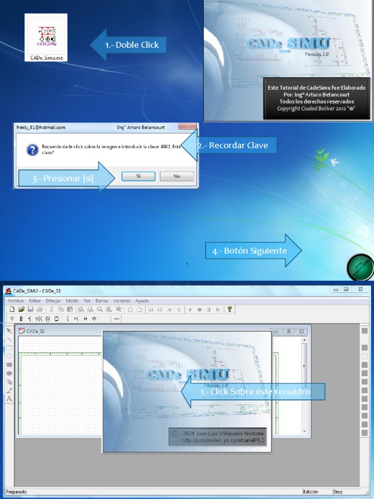 Tutorial Cade Simu PDF | PDF | Relé | Equipo eléctrico