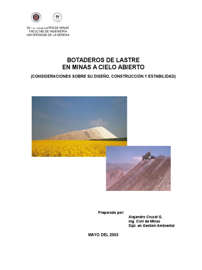 Desarrollo Botaderos | PDF | Minería | Entorno natural