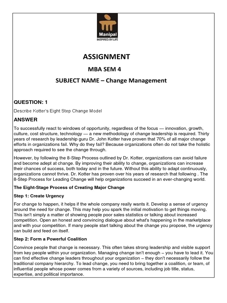 Assignment: Mba Sem 4 | Download Free PDF | Goal | Learning Styles
