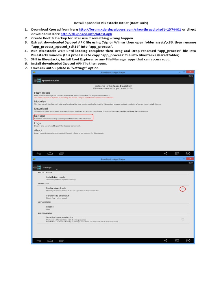 Install Xposed in Bluestacks | PDF | Computing Platforms | Operating ...