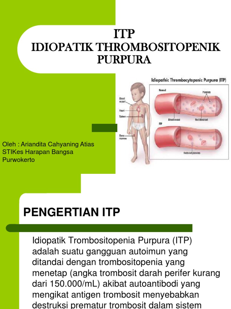 ITP (Idiopatik Trombositopenik Purpura) | PDF