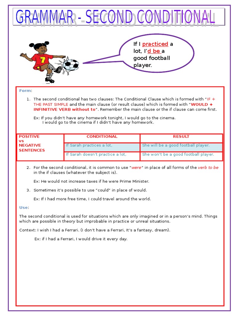 Second Conditional | PDF | Clause | Languages