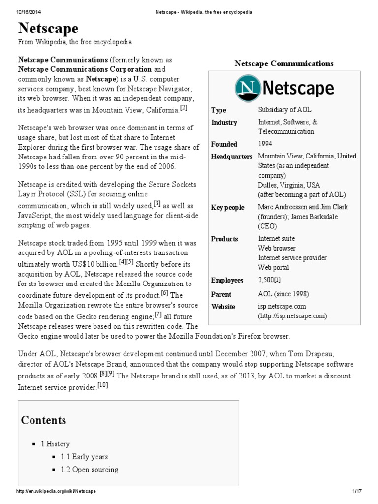 Netscape | PDF | Internet Explorer | Internet