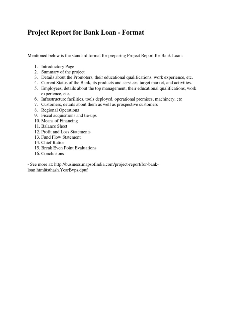 Project Report For Bank Loan | PDF | Corporations | Banks