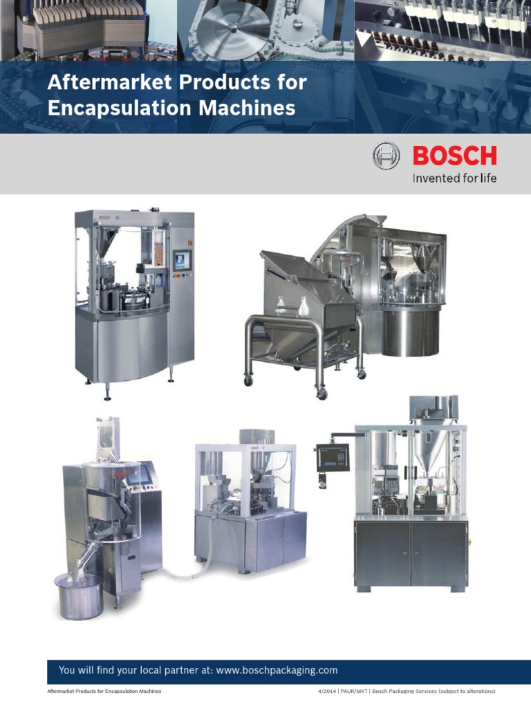 Aftermarket Products For Encapsulation Machines PDF | PDF | Causality ...