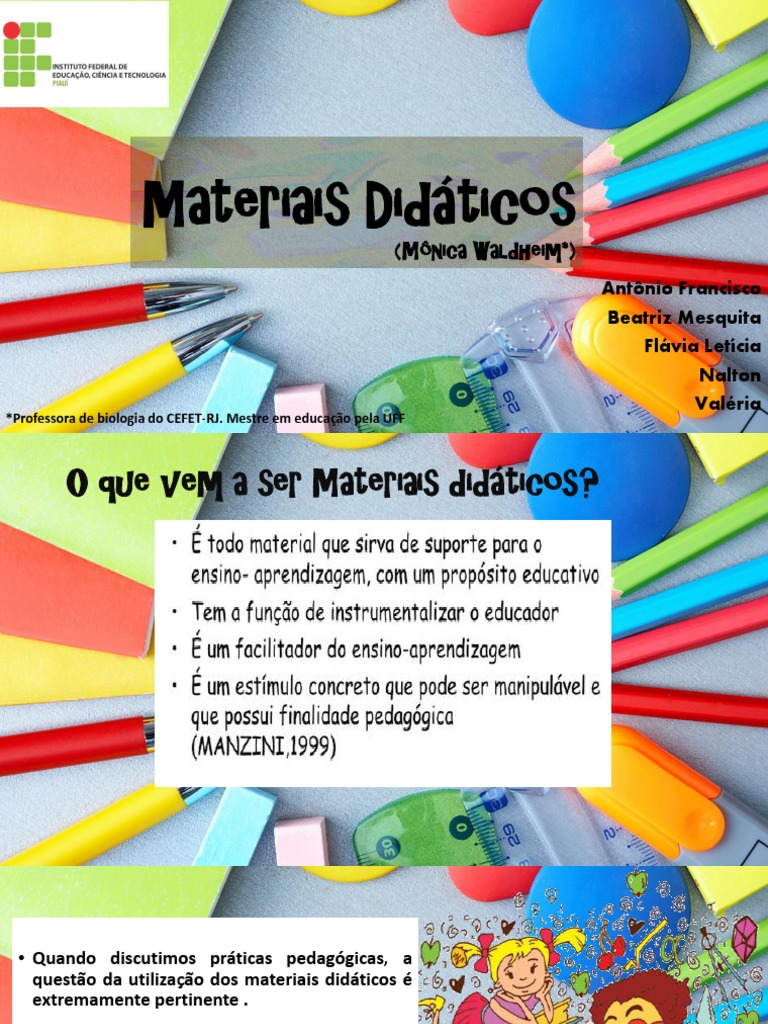 Materiais Didáticos.pdf | Geografia | Pedagogia | Avaliação gratuita de ...