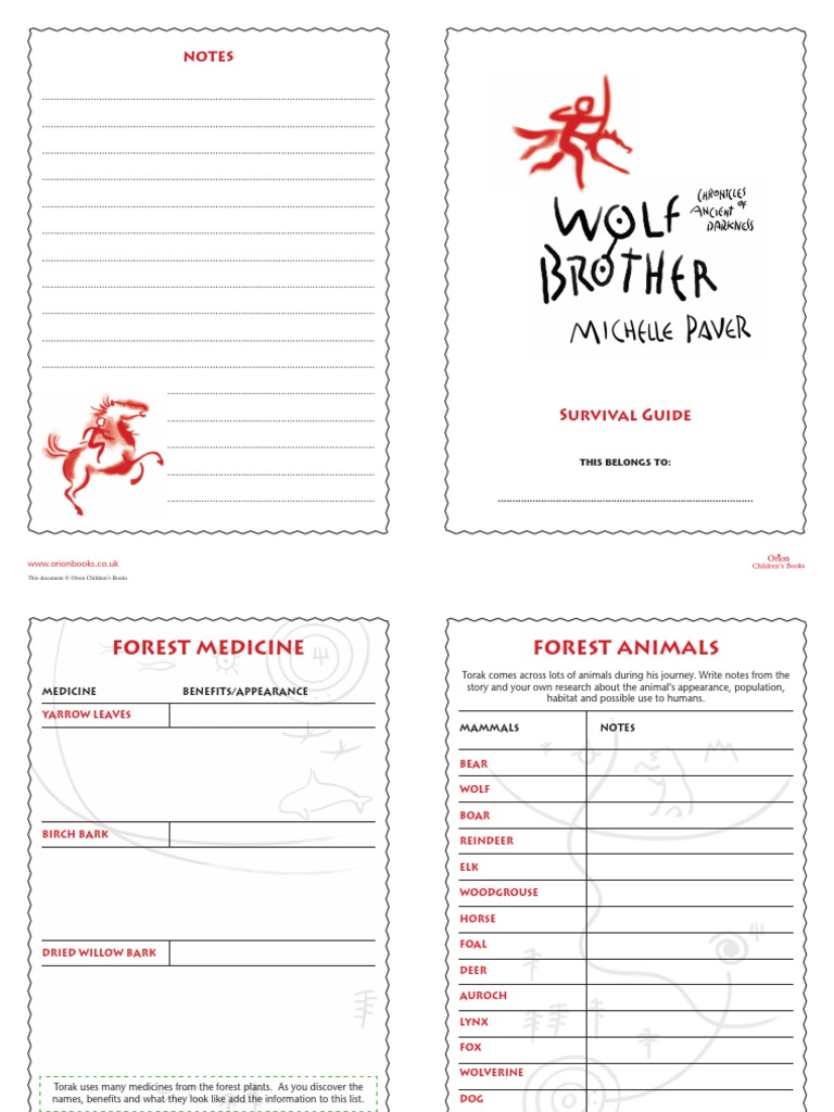 Survival Guide - Wolf Brother | PDF