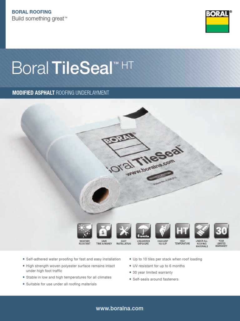 Boral Tileseal Brochure 4 12 PDF | PDF | Roof | Building Technology