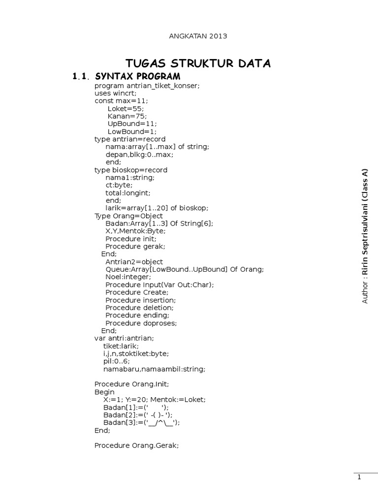 Studi Kasus Queue - Struktur Data | PDF