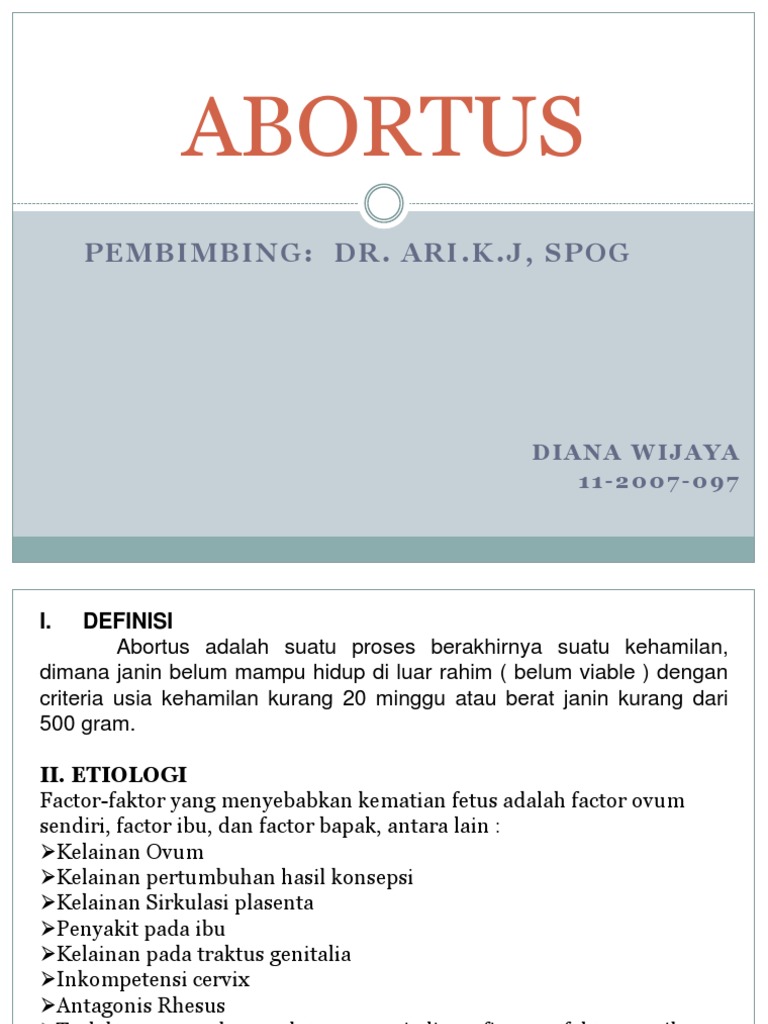 ABORTUS | PDF