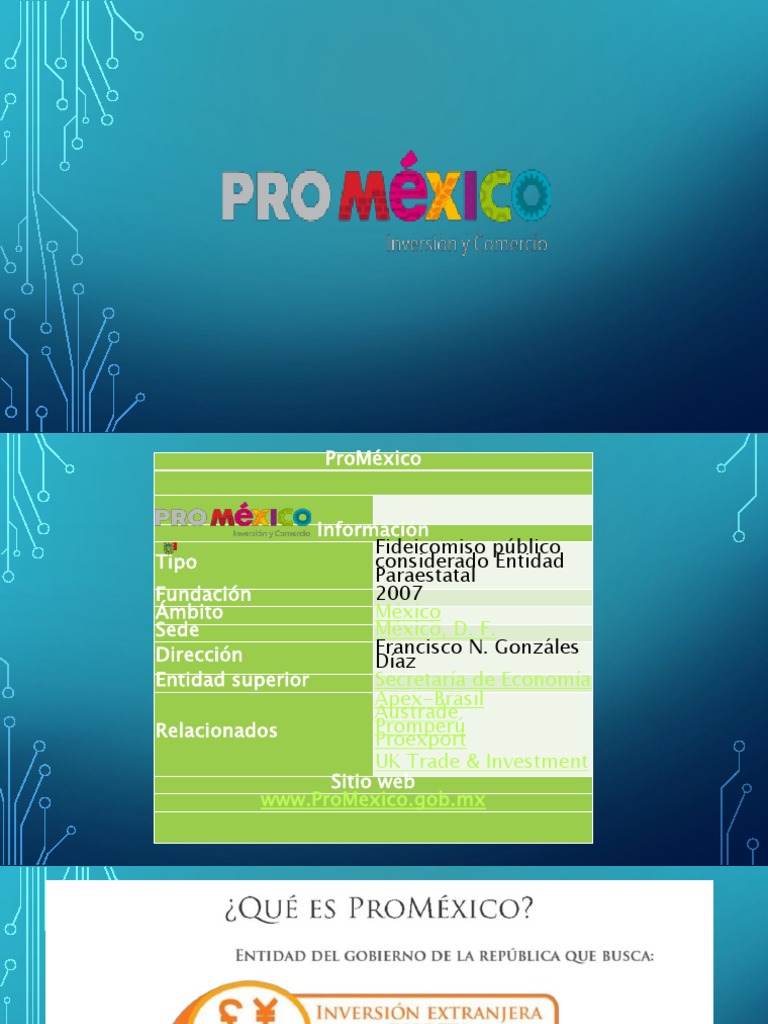 Promexico PDF | PDF | Economias | Business