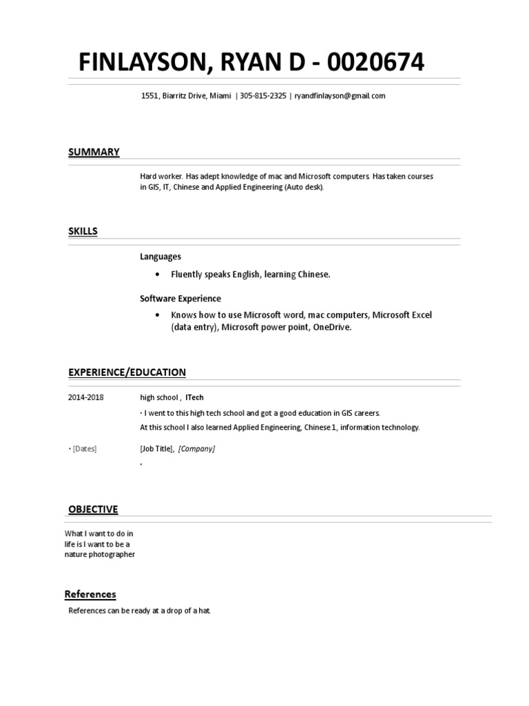 Ryan Resume | PDF