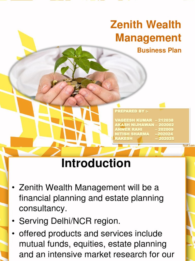 Wealth Management Business Plan | PDF | Mutual Funds | Investing