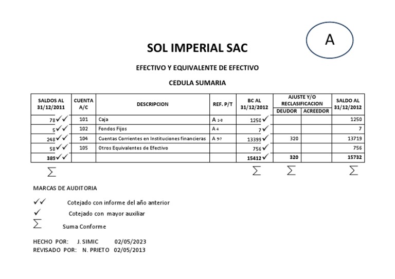 Cedula Sumaria | PDF