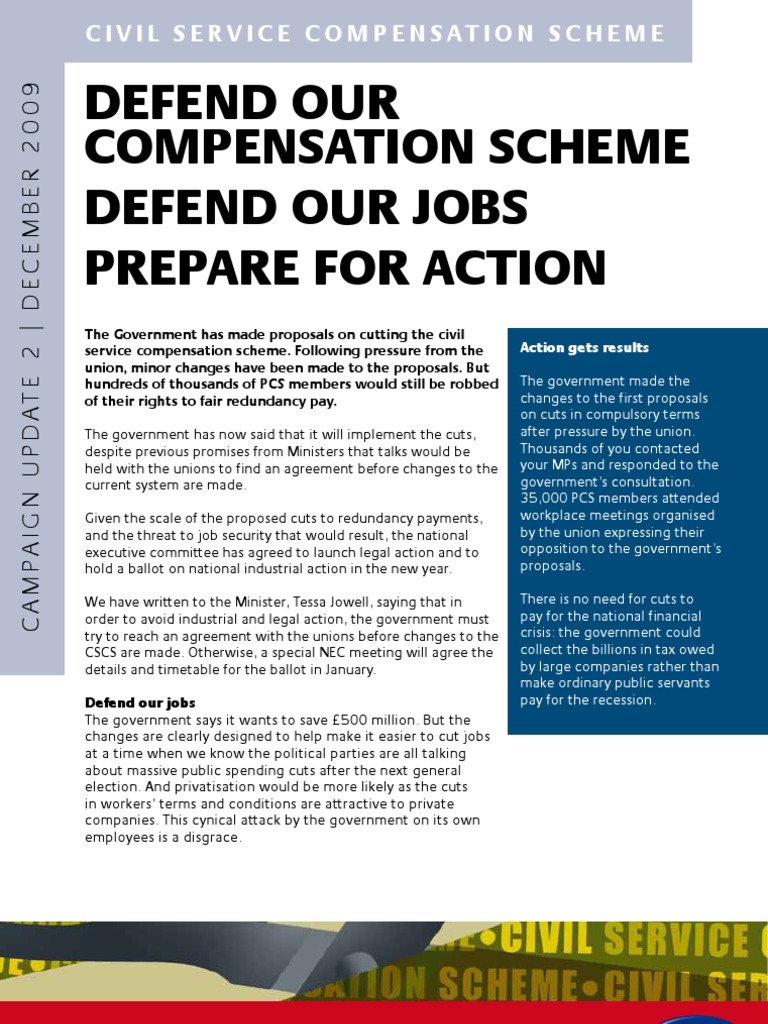 Defend Civil Service Compensation Rights | PDF | Layoff | Employment