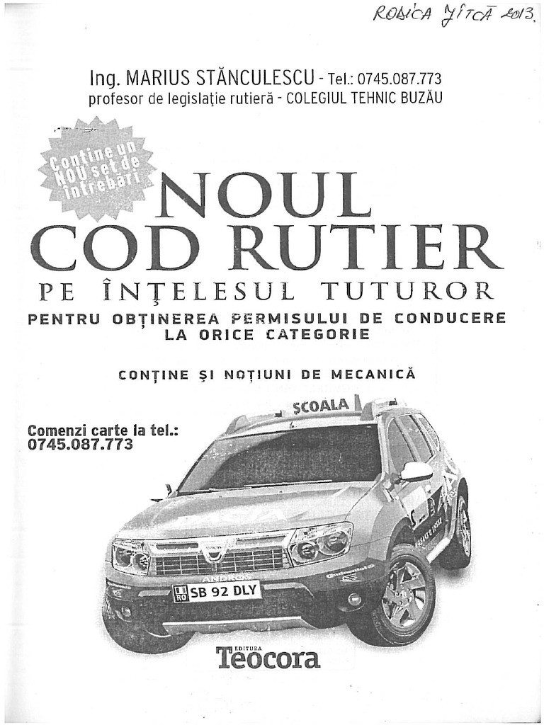 Noul Cod Rutier | PDF
