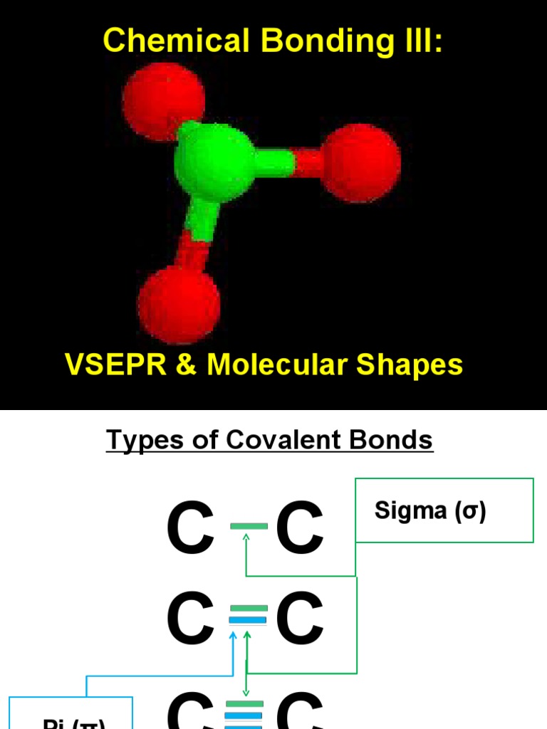 VSEPR Theory: Predicting Molecular Shapes | PDF | Chemical Bond ...