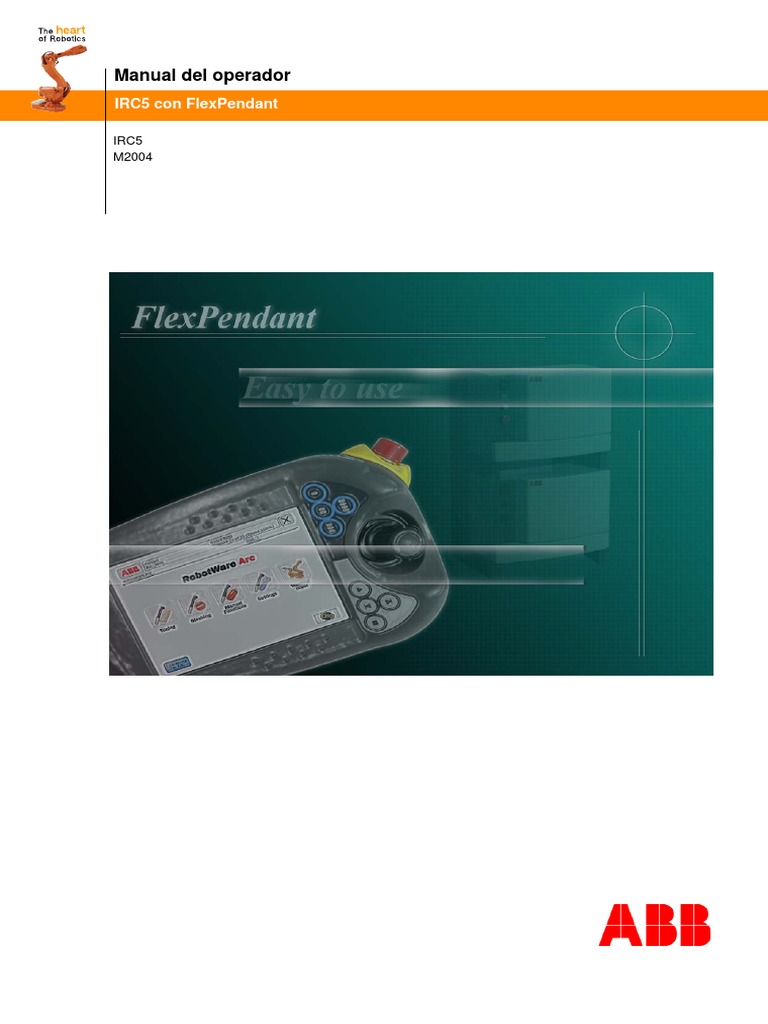Flexpendant Abb PDF | PDF | Robot | Robótica