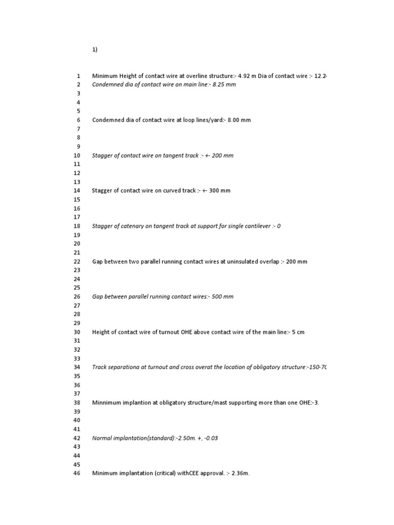 Ohe Parameter | PDF | Civil Engineering | Electricity