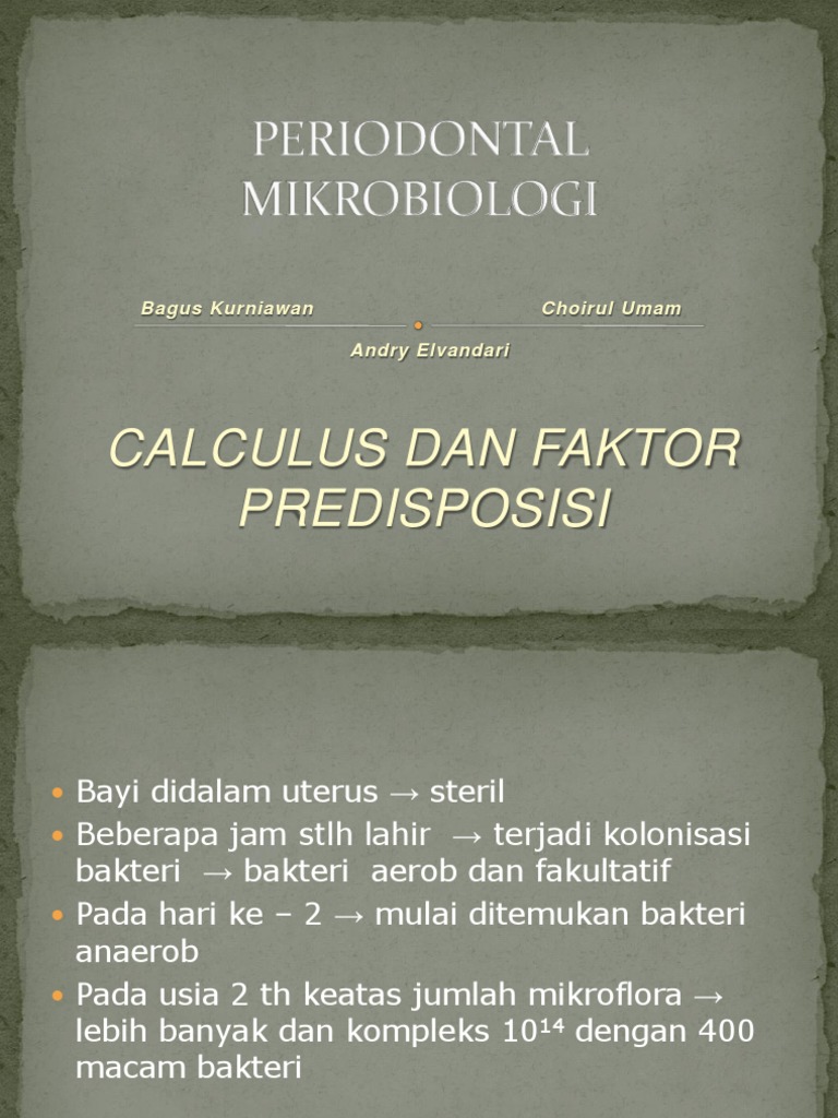 Peran Mikroorganisme dalam Pembentukan Plak Gigi dan Penyakit ...