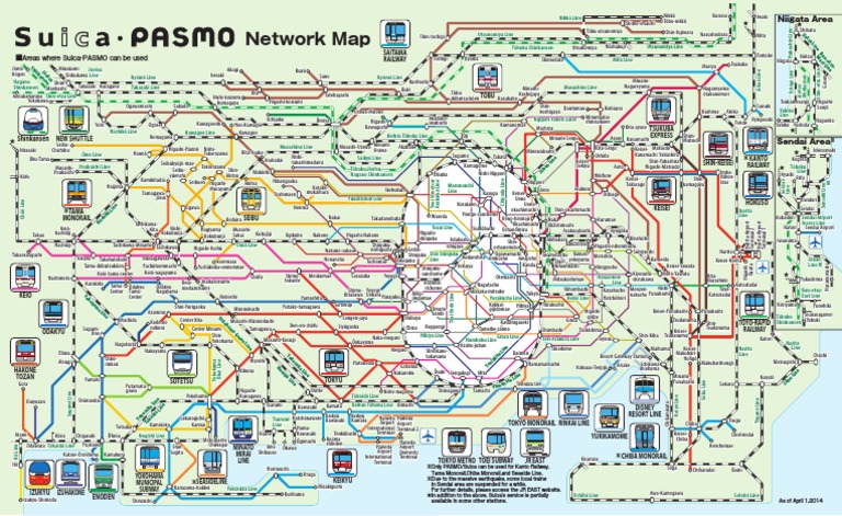 A Map of Japanese Rail Lines and Stations | PDF | Railway Companies | Japan