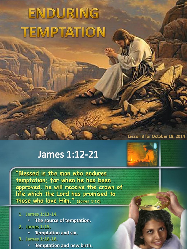 4th Quarter 2014 Lesson 3 Enduring Temptation | PDF | Sin | Jesus