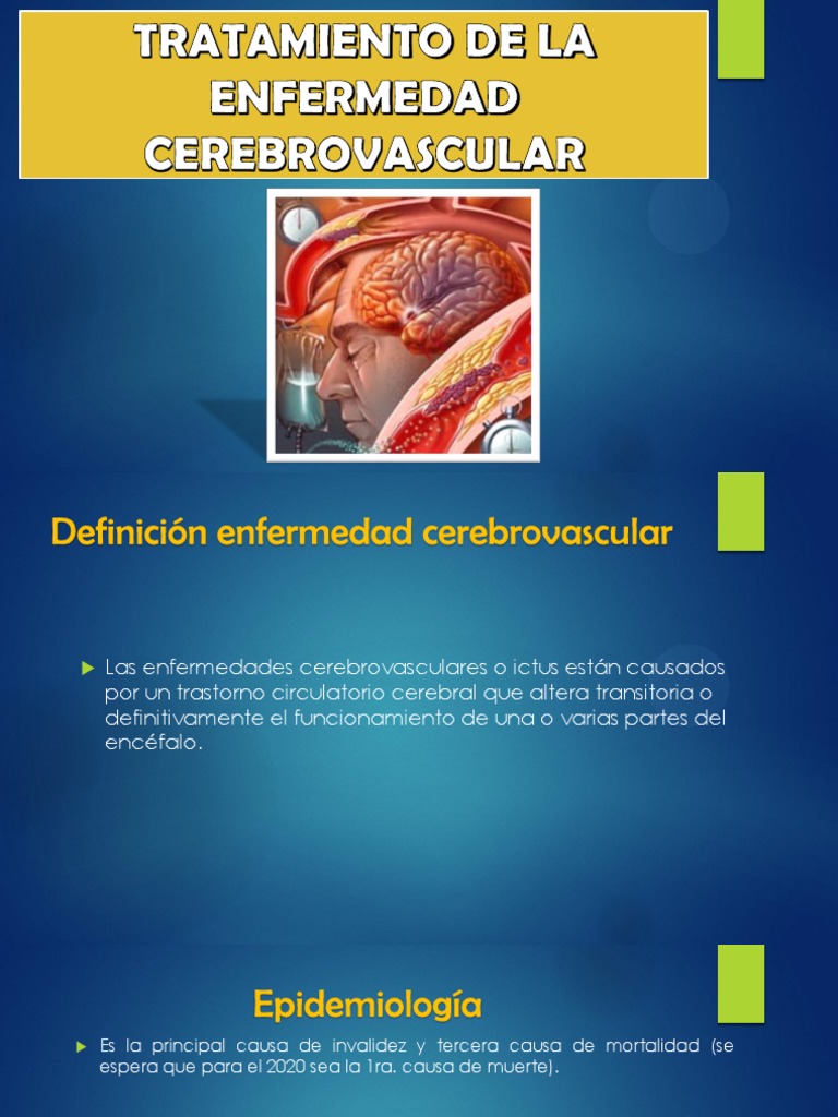 Tratamiento de La Enfermedad Cerebrovascular | PDF | Carrera | Especialidades Medicas