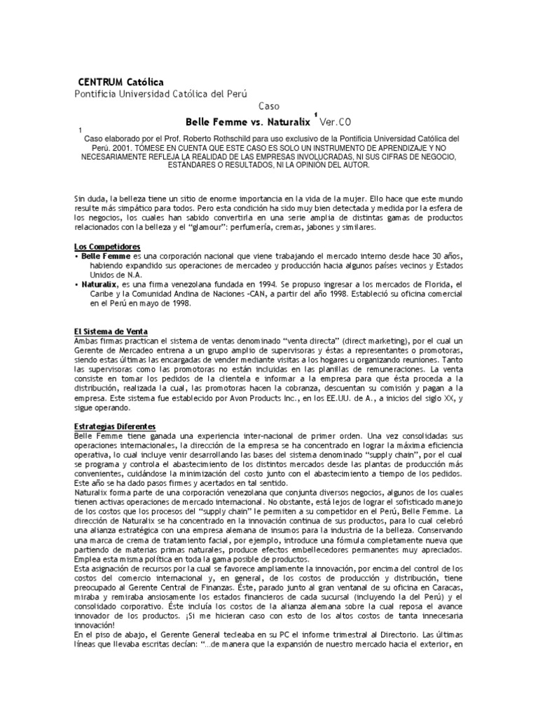 Caso Naturalix PDF | PDF