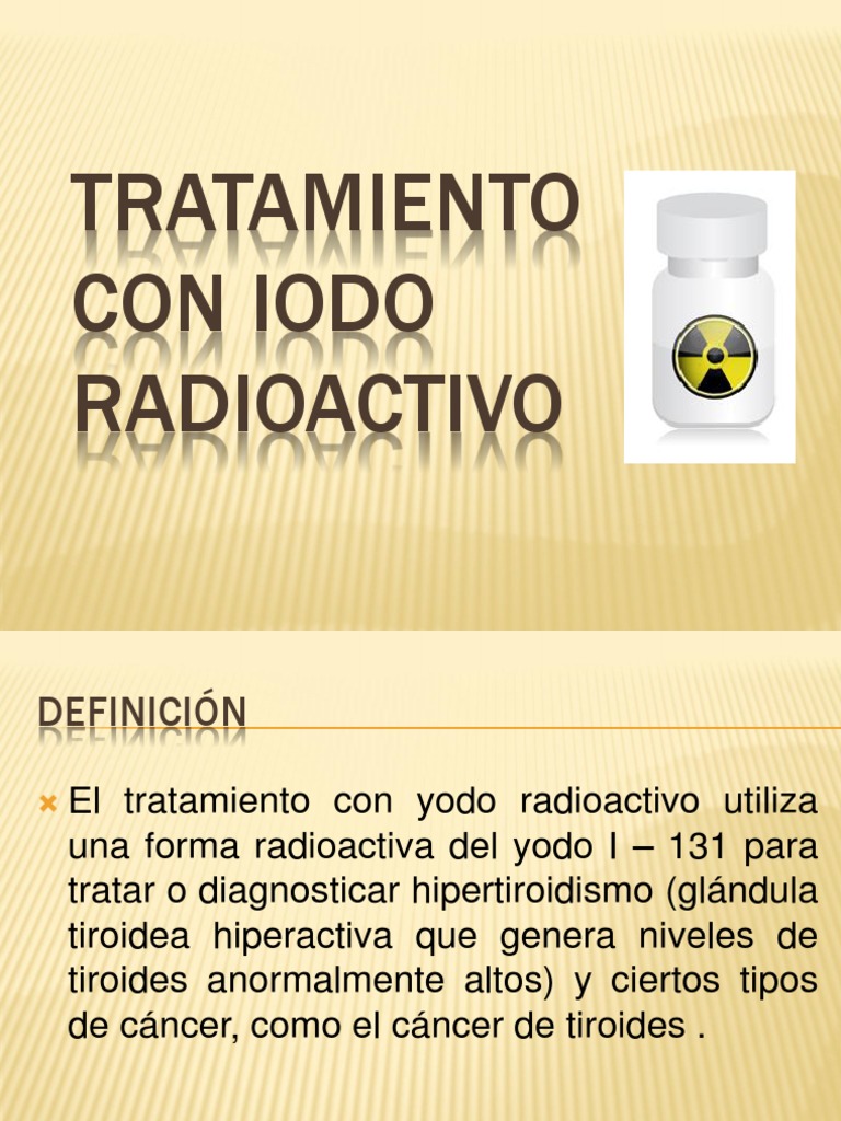 Tratamiento Con Iodo | PDF | Tiroides | Hipertiroidismo
