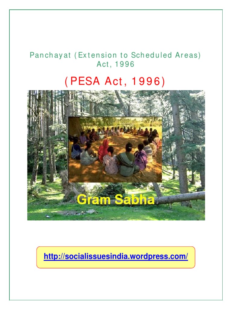 Pesa Act 1996 | PDF | Government Of India | Society