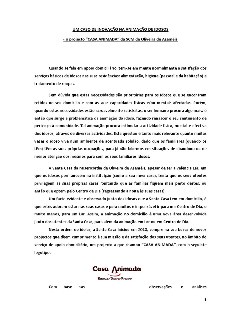 Rita Teles - Animação Idosos PDF | PDF | Física | Science