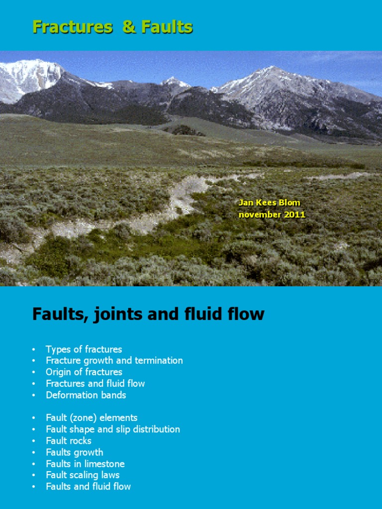 Faults Fractures | PDF | Fault (Geology) | Fracture