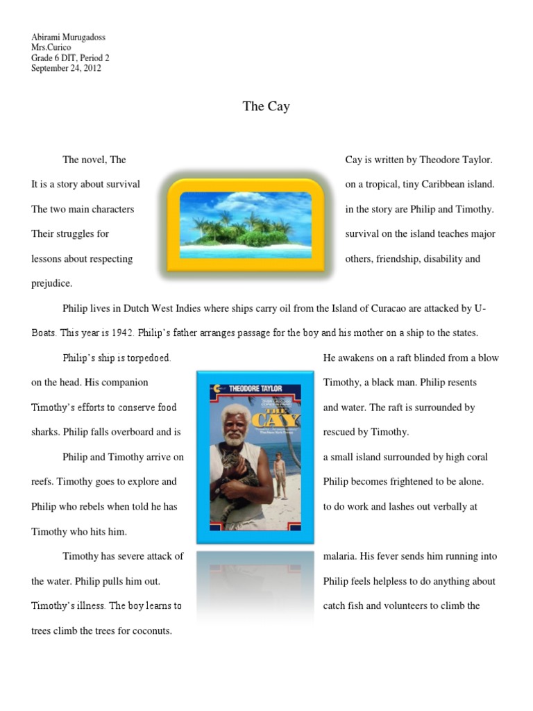 Survival and Friendship in "The Cay" | PDF | Home & Garden | History