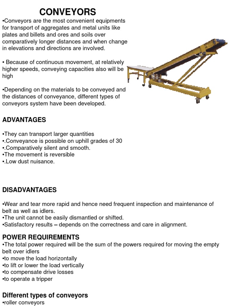 CONVEYOR | PDF | Belt (Mechanical) | Industries