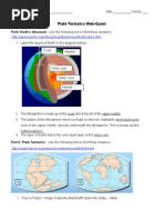 Continental Drift and Plate Tectonics Webquest - Answers | PDF | Plate ...