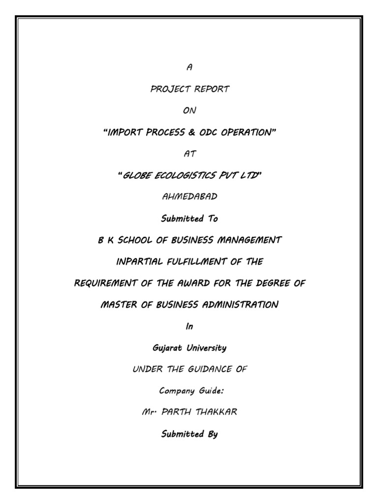 Import Process & Odc Operation | PDF | Invoice | Logistics