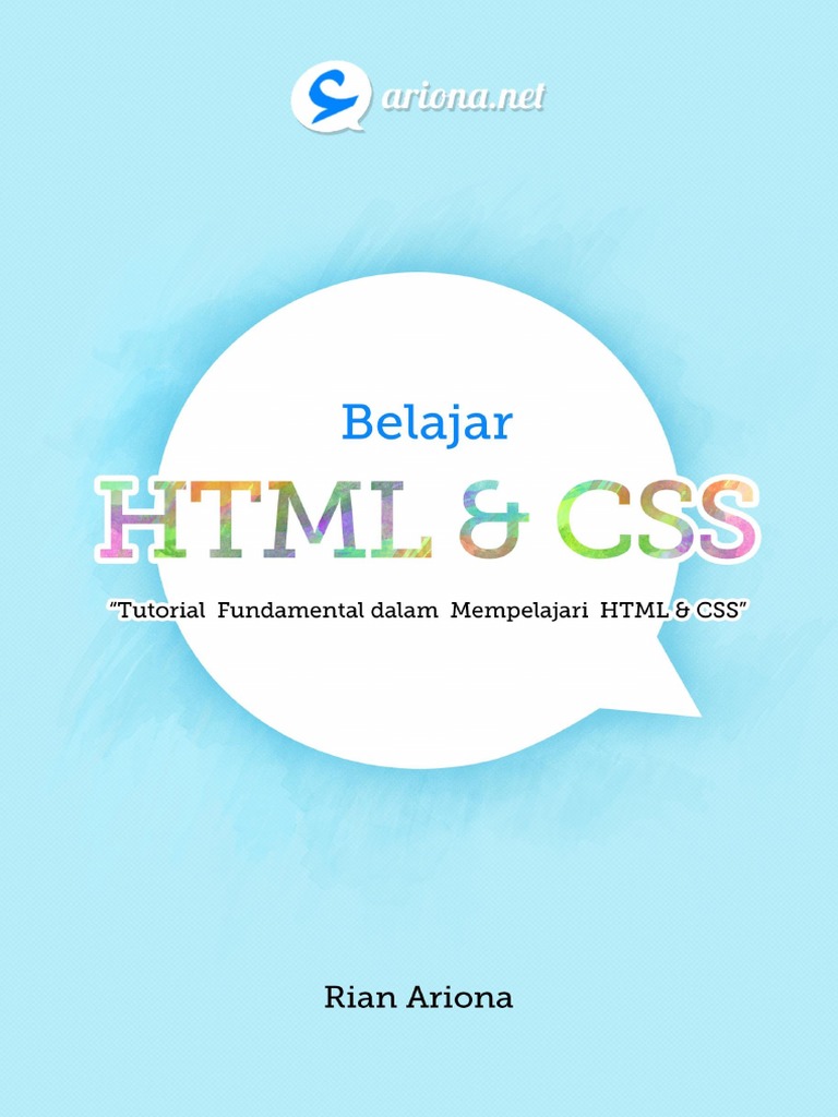 Belajar HTML Dan CSS - Tutorial Fundamental Dalam Mempelajari HTML Dan ...