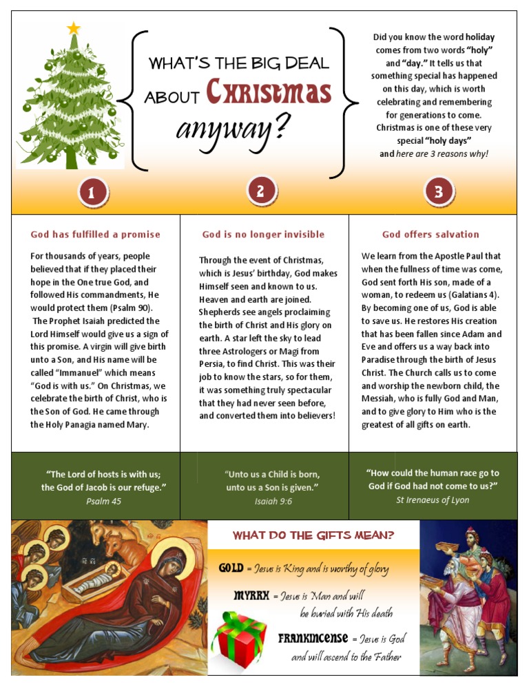 Significance of Christmas Celebration | PDF | Nativity Of Jesus | Christmas