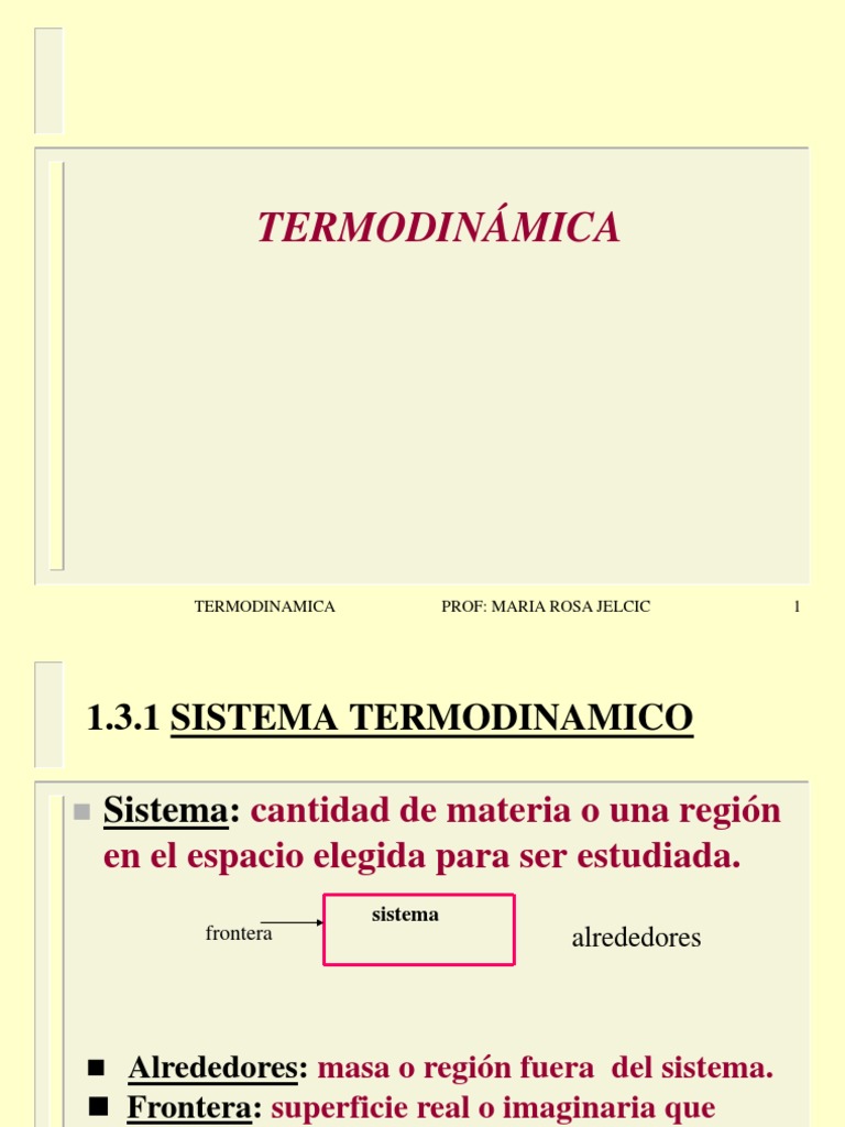 Definiciones Termo | PDF | Calor | Termodinámica
