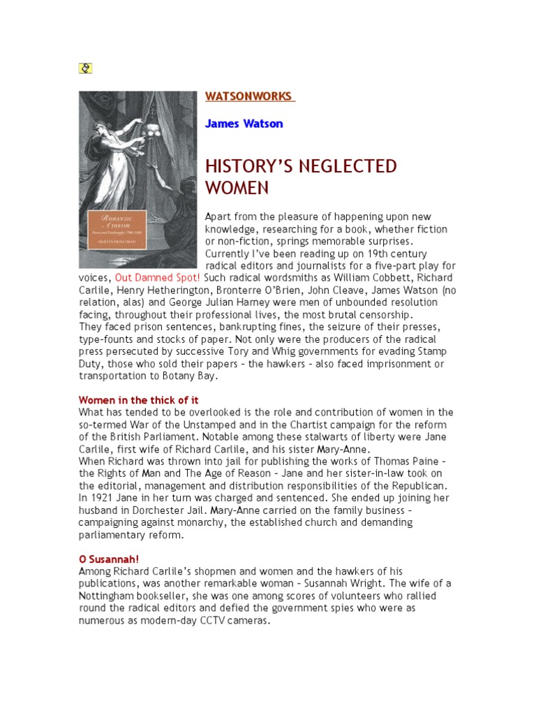 History's Neglected Women | PDF