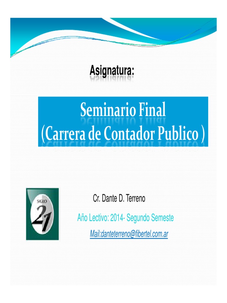 Clase No 1 Seminario Final Version 2 Pdf Pdf Seminario Metodología