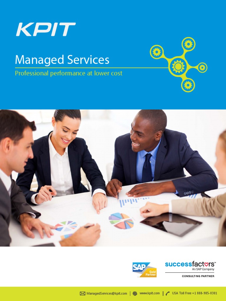 KPIT Managed Services Brochure | PDF | Cloud Computing | Sap Se