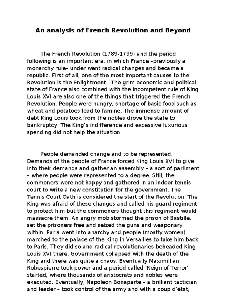 French Revolution: Impact & Legacy | PDF | French Revolution | France