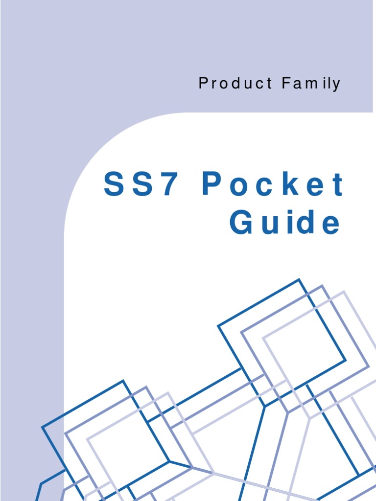 SS7 Pocket Guide | PDF | Public Switched Telephone Network | Computer Network
