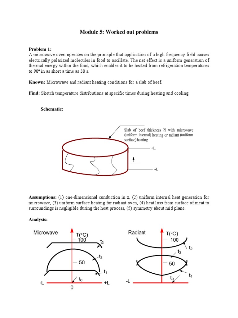 Module 5: Worked Out Problems | PDF | Thermal Conduction | Heat Transfer