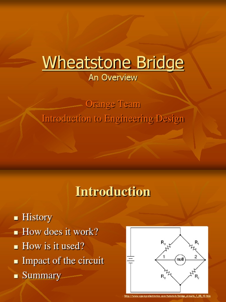 Wheatstone Bridge | PDF | Electrical Resistance And Conductance | Resistor