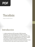 TOCÓLISIS | PDF | Parto | El embarazo