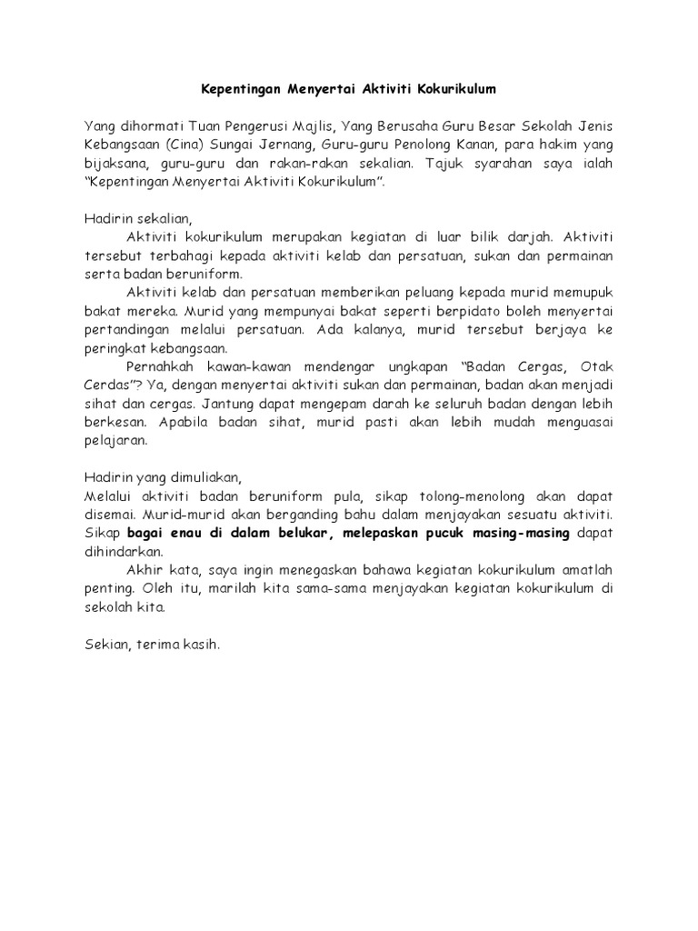 Syarahan Tahun 5 | PDF